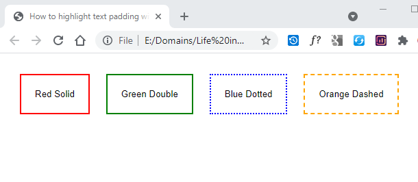 How To Add Border In Html Web Page Life In Coding